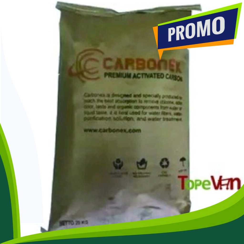 Jual Carbonex Activated Carbon 1Sak Isi 20Kg - Karbon Aktif Media ...