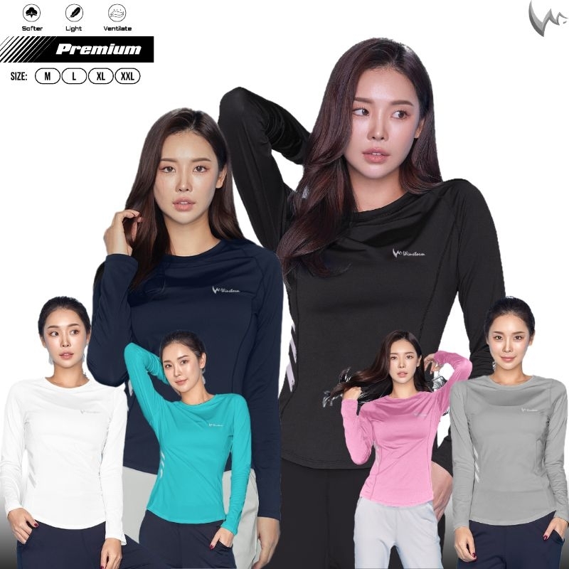 Jual Winstorm Salla Lengan Panjang Baju Olahraga Wanita Premium Muslim ...