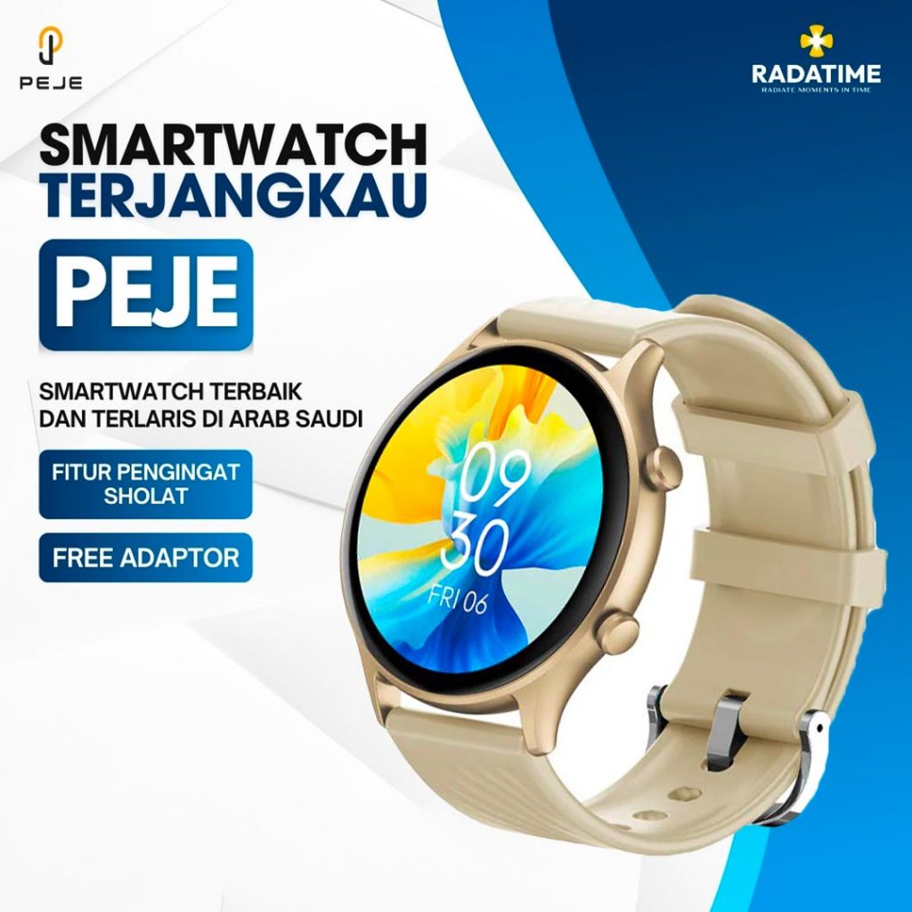 Jual [FREE ADAPTOR + STRAP] Smartwatch PEJE 100% Original Rubber Sport ...