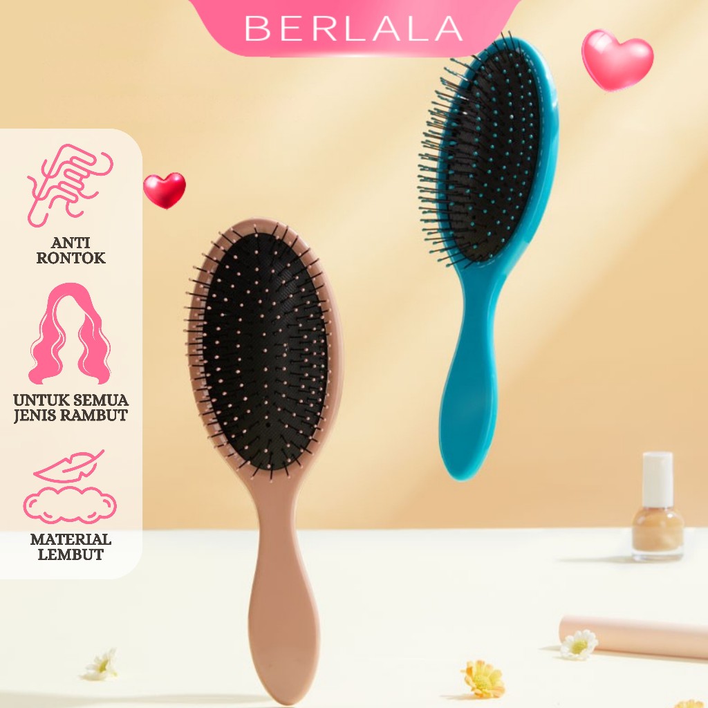 Jual Sisir Rambut Anti Kusut Anti Rontok Anti Rambut Rusak Cushion Hair ...