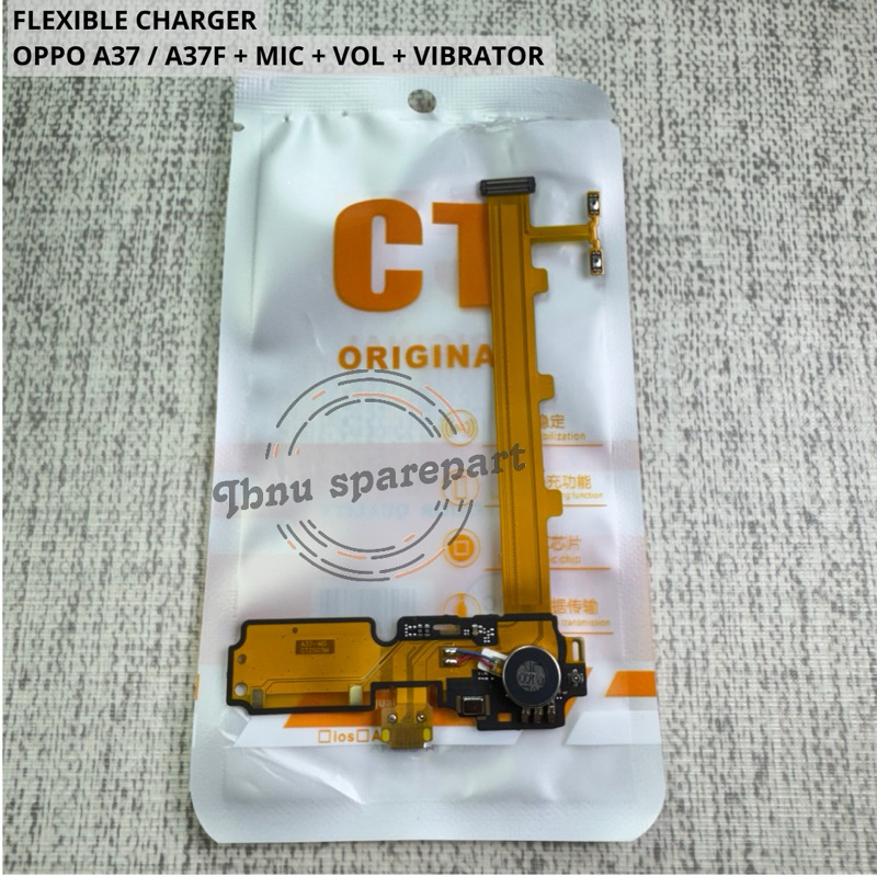 Jual Flexible Konektor Charger Mic + Volume + vibrator op A37 / A37F / Neo 9 Fleksibel cas ...