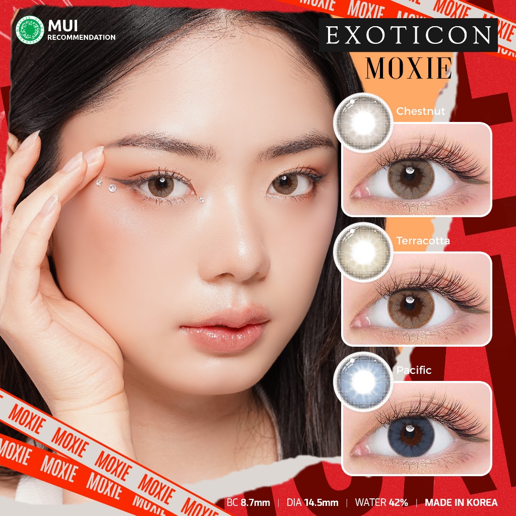 Jual Exoticon Softlens Moxie Varian Chestnut | Terracotta | Pacific ...