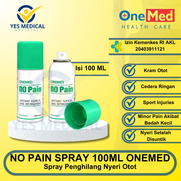 Jual No Pain Spray Onemed Pereda Nyeri Onemed kram otot | Shopee Indonesia