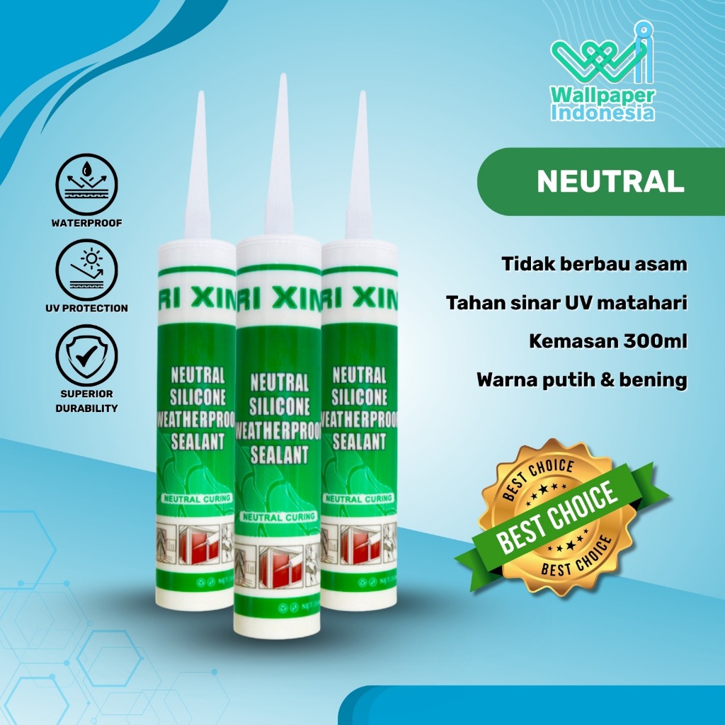 Jual Lem Silicone Sealant WPC Wallpanel, Neutral Waterproof / Lem ...