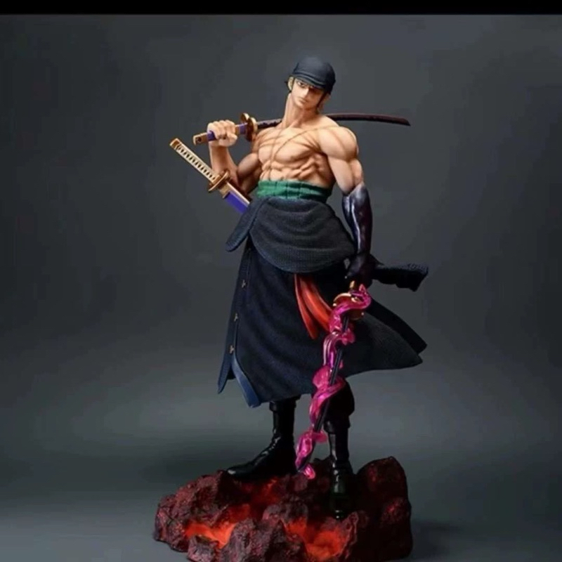 Jual One Piece ZORO Standing with swords Action Figure | Shopee Indonesia