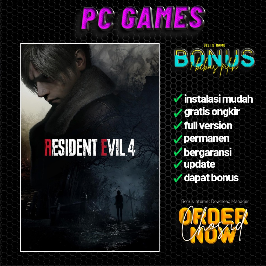 Jual PROMO Resident Evil 4 Remake | Game PC - Laptop | Shopee Indonesia