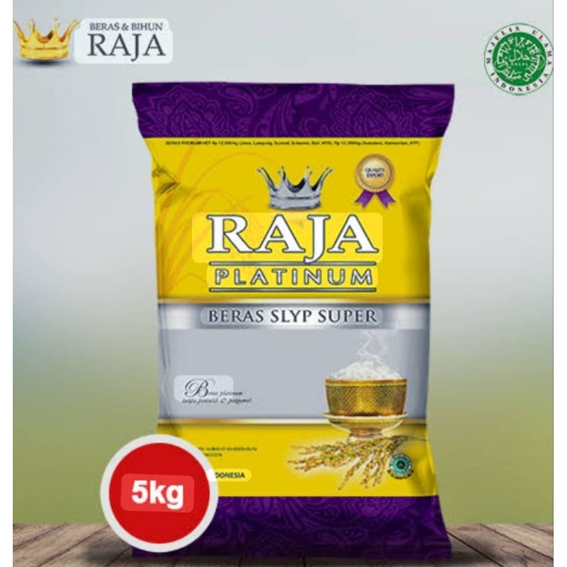Jual Beras Raja Platinum 5 kg | Shopee Indonesia
