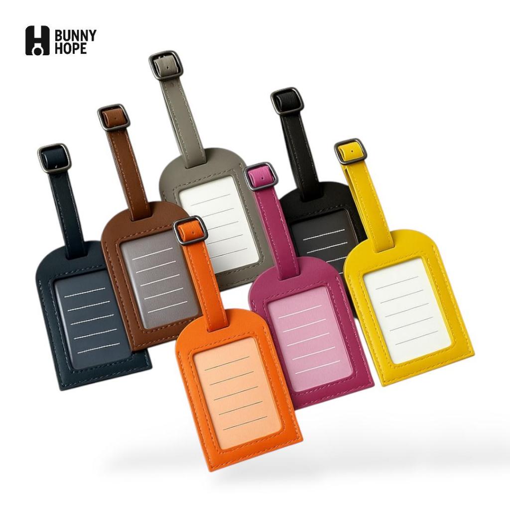 Jual Tag Koper Kulit Premium Elegan | Label Nama Travel Luggage Tag ...