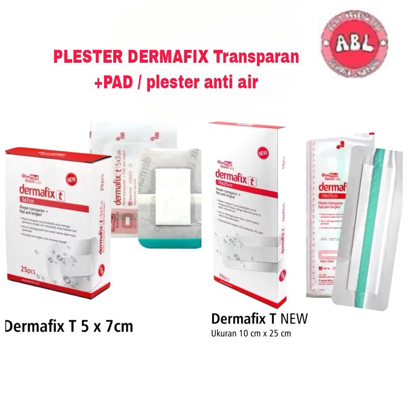 Jual Dermafix T Plester Luka Anti Air Ready semua ukuran, harga satuan ...