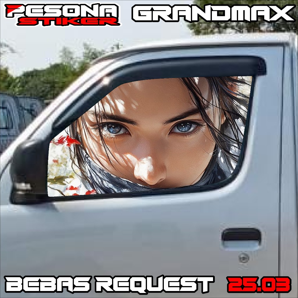 Jual STIKER KACA SAMPING MOBIL GRANDMAX STIKER ONE WAY KACA SAMPING ...