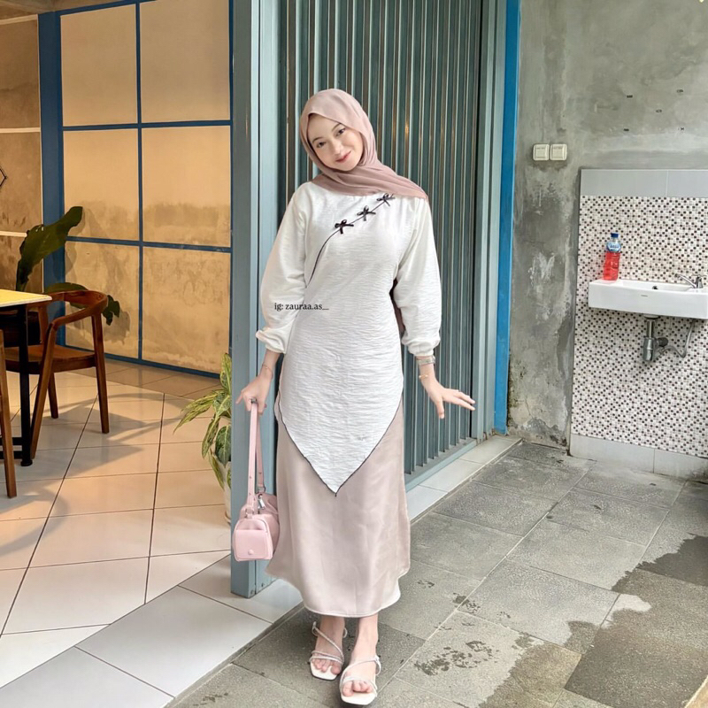 Jual ZEA LONG TUNIK - Atasan Wanita - Atasan blouse - Blouse Wanita ...