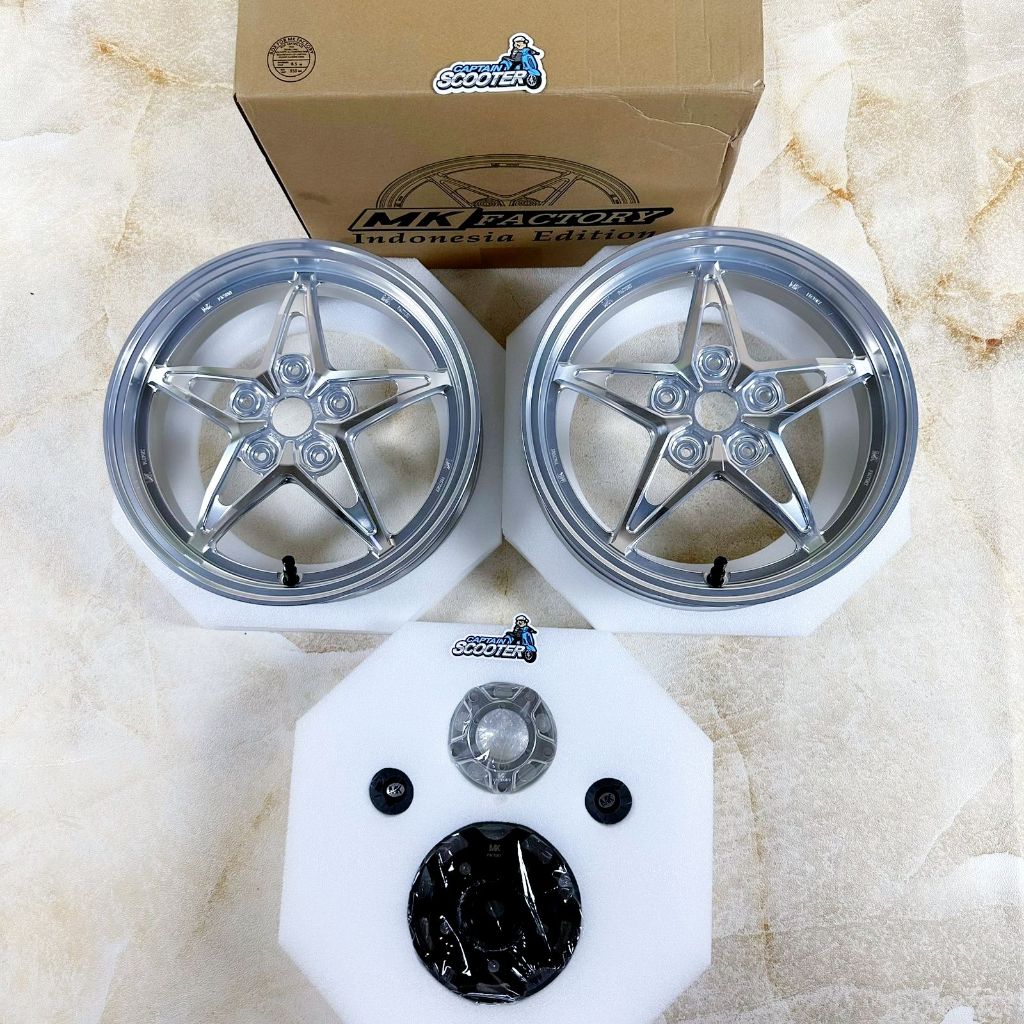 Jual Rims Velg MK Factory Star Bintang Silver Vespa Sprint Primavera ...
