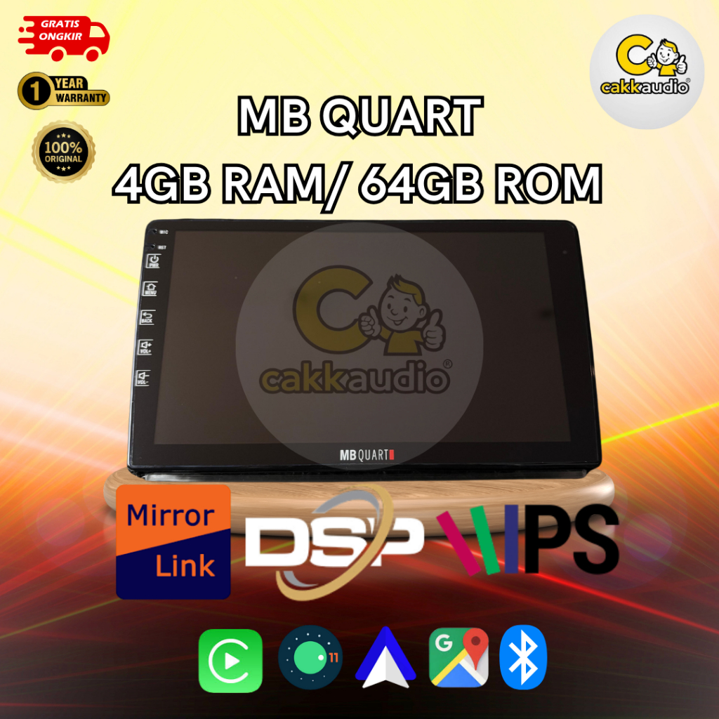 Jual Head Unit Android Mobil MB Quart | 9 Inch | 4GB RAM + 64GB RAM | Shopee Indonesia