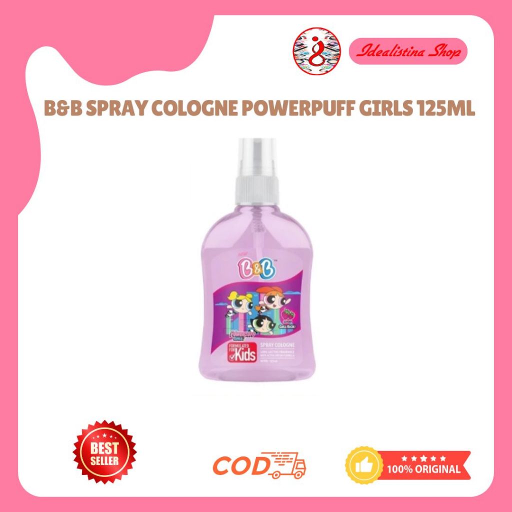 Jual B&B Spray Cologne Powerpuff Girls 125ml | Shopee Indonesia