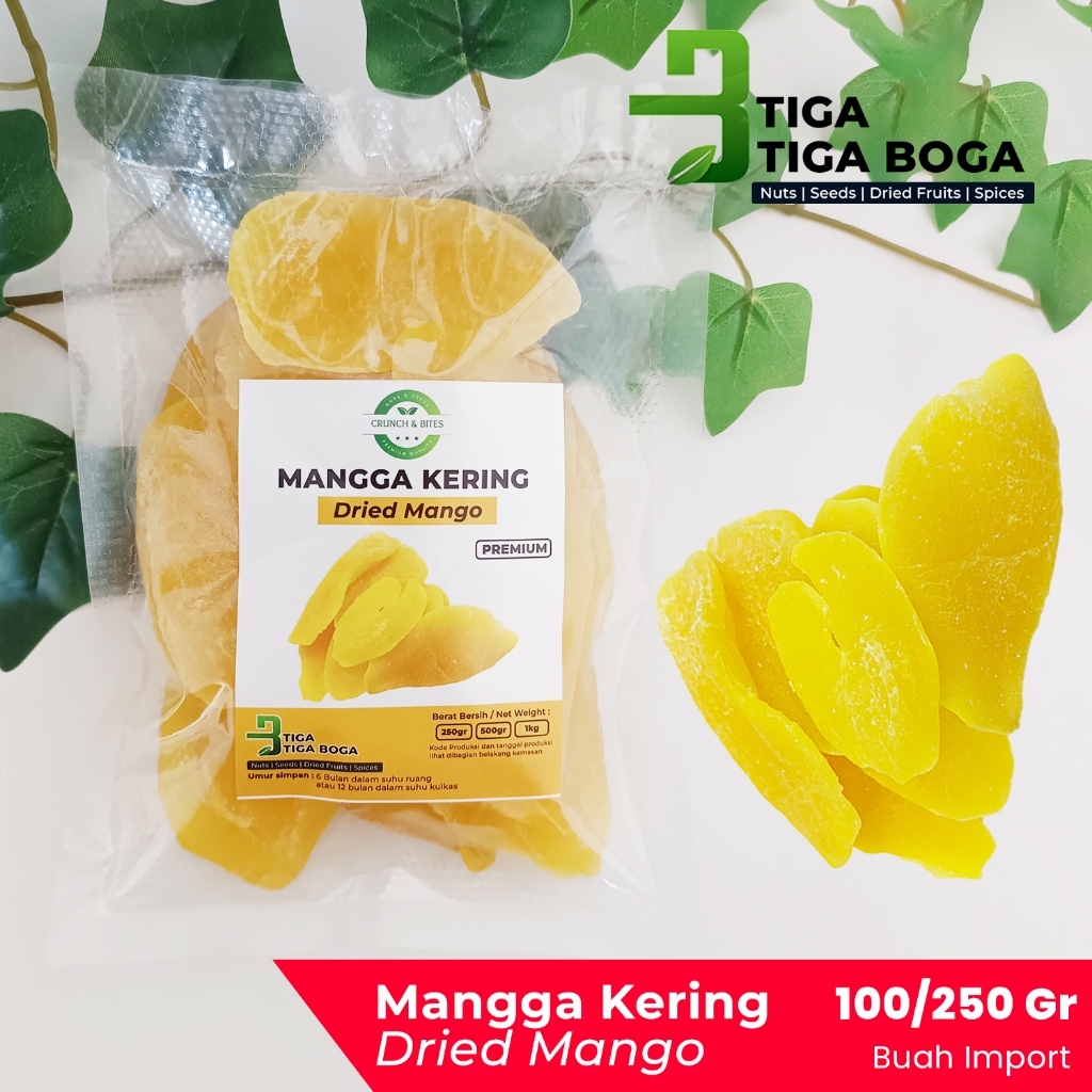 Jual Buah Mangga Kering 500 gram / Dried Mango Fruit Quality Import ...