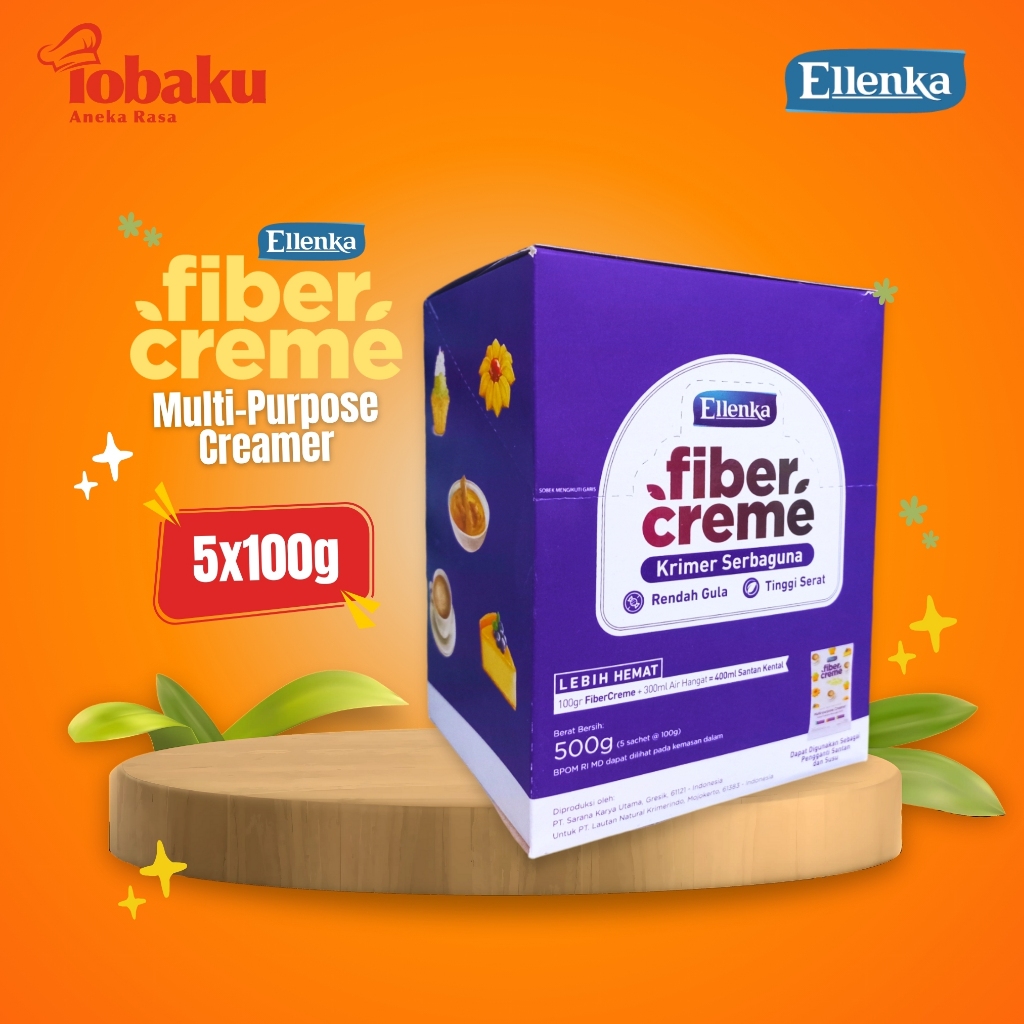Jual Ellenka Fiber Creme Multi-Purpose Creamer 1 Box (isi 5x100g ...