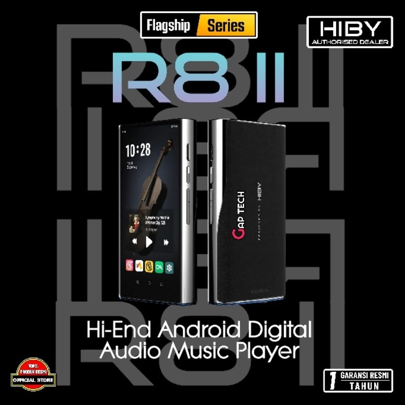 Jual Hiby R8 II / R8II / R8 / Mark 2 / Gen 2 Hi-End Android Digital Audio Player with Darwin-MPA ...