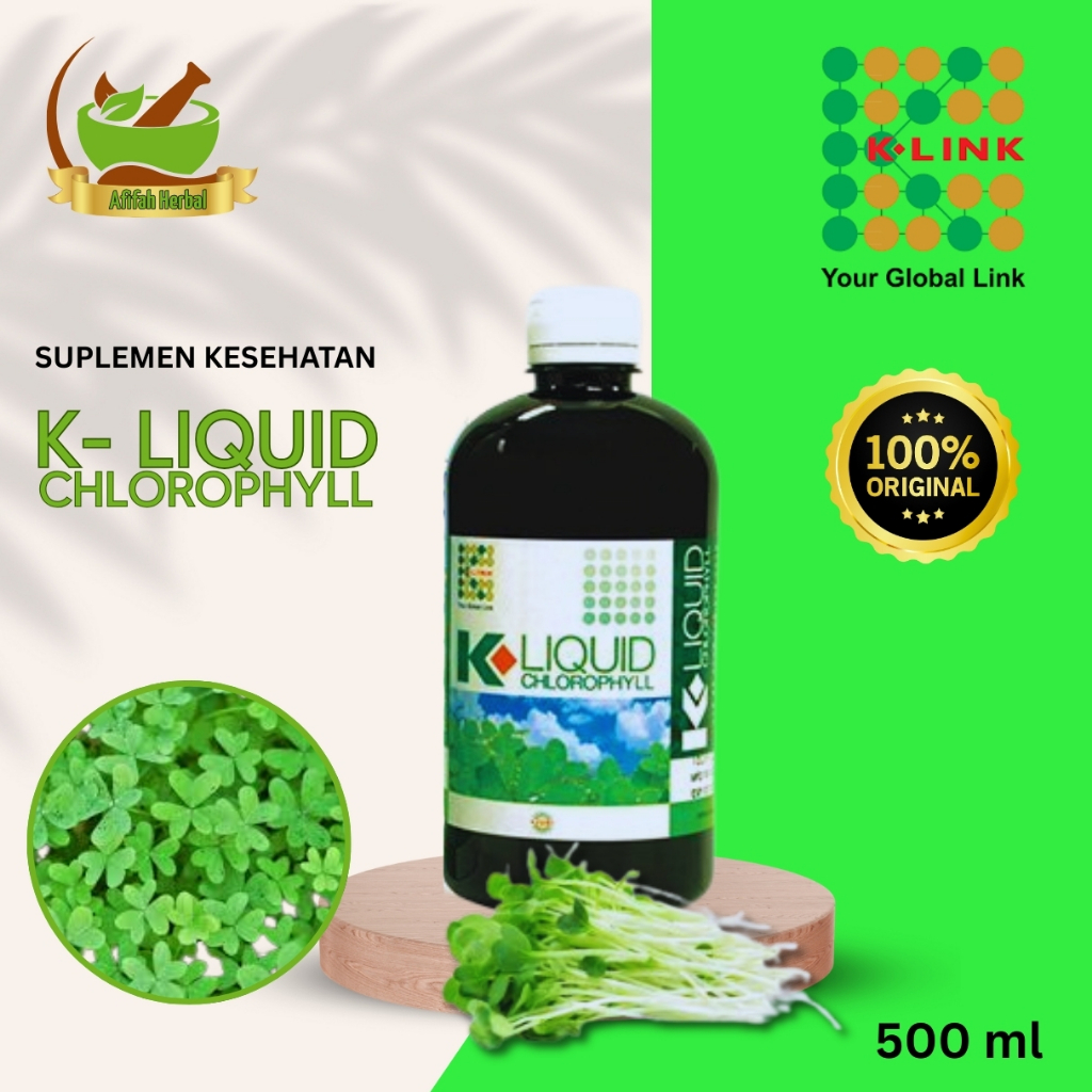 Jual K-LIQUID | CHLOROPHYLL ORIGINAL | 500 ml | Suplemen Kesehatan yang ...