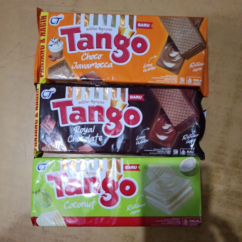 Jual Tango Wafer 110gr / coconut / chocolate / Java mocca | Shopee ...