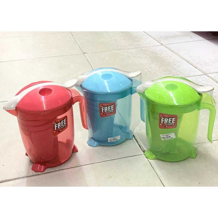 Jual Eskan Penguin Set 1.8 L-5986S | Eskan / Jug / Teko Air + 4 Gelas ...