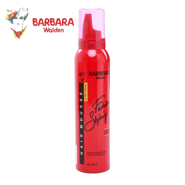 Jual BARBARA WALDEN HAIR MOUSSE EXTRA STRONG 50ML/180ML (MERAH ...