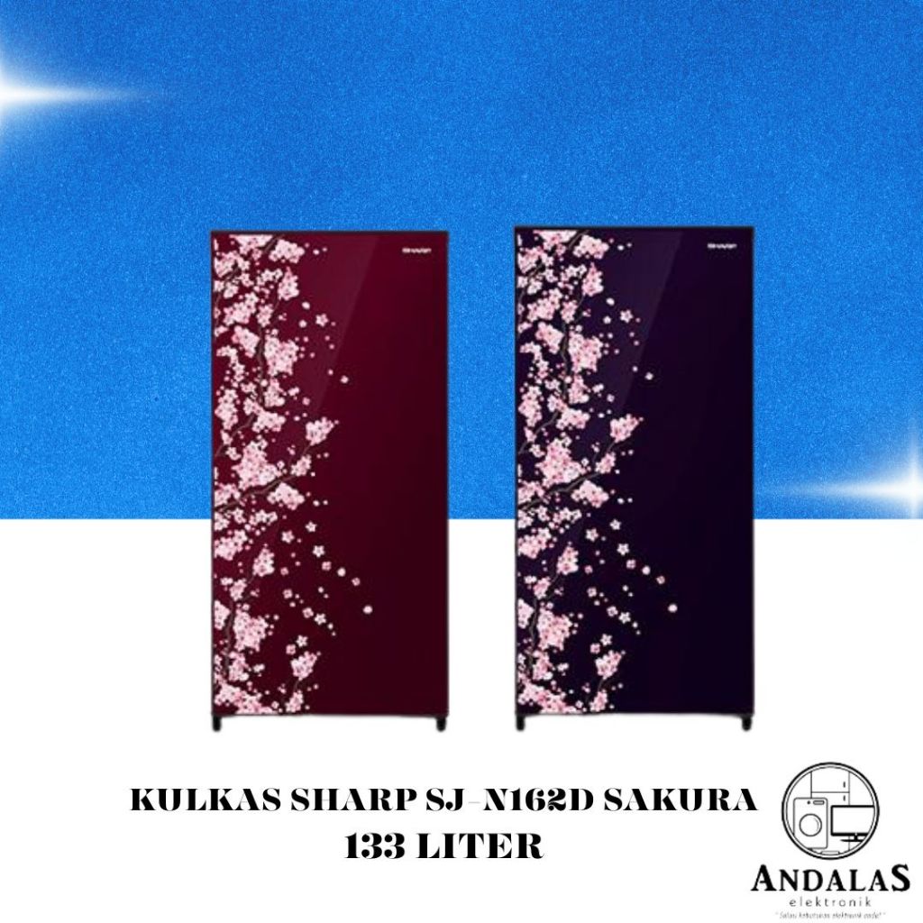 Jual KULKAS SHARP 1 PINTU SJ 162 / Lemari es sharp sj 162 SJ-N162D ...