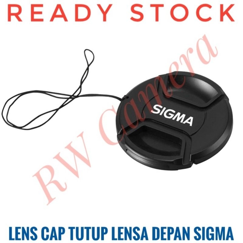 Jual Lens Cap Sigma Tutup Lensa Depan Center Pinch 58mm 67mm 72mm 77mm ...