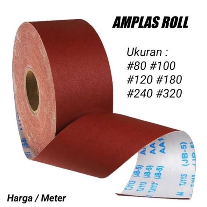 Jual AMPLAS ROLL AMPLAS KAIN AMPLAS METERAN HARGA PER 1 METER | Shopee ...