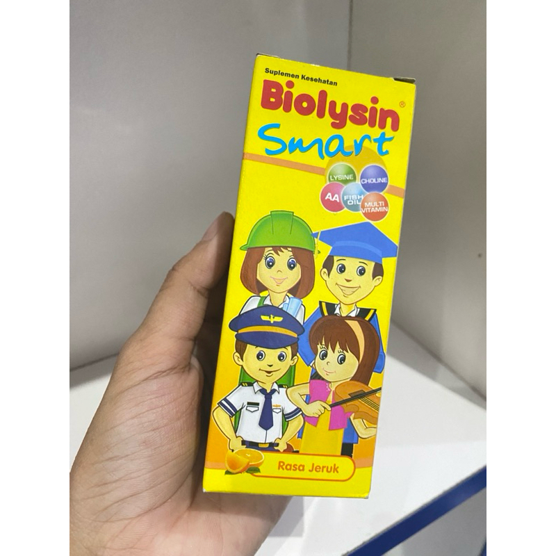 Jual BIOLYSIN SMART SYR RASA JERUK 60ml | Shopee Indonesia