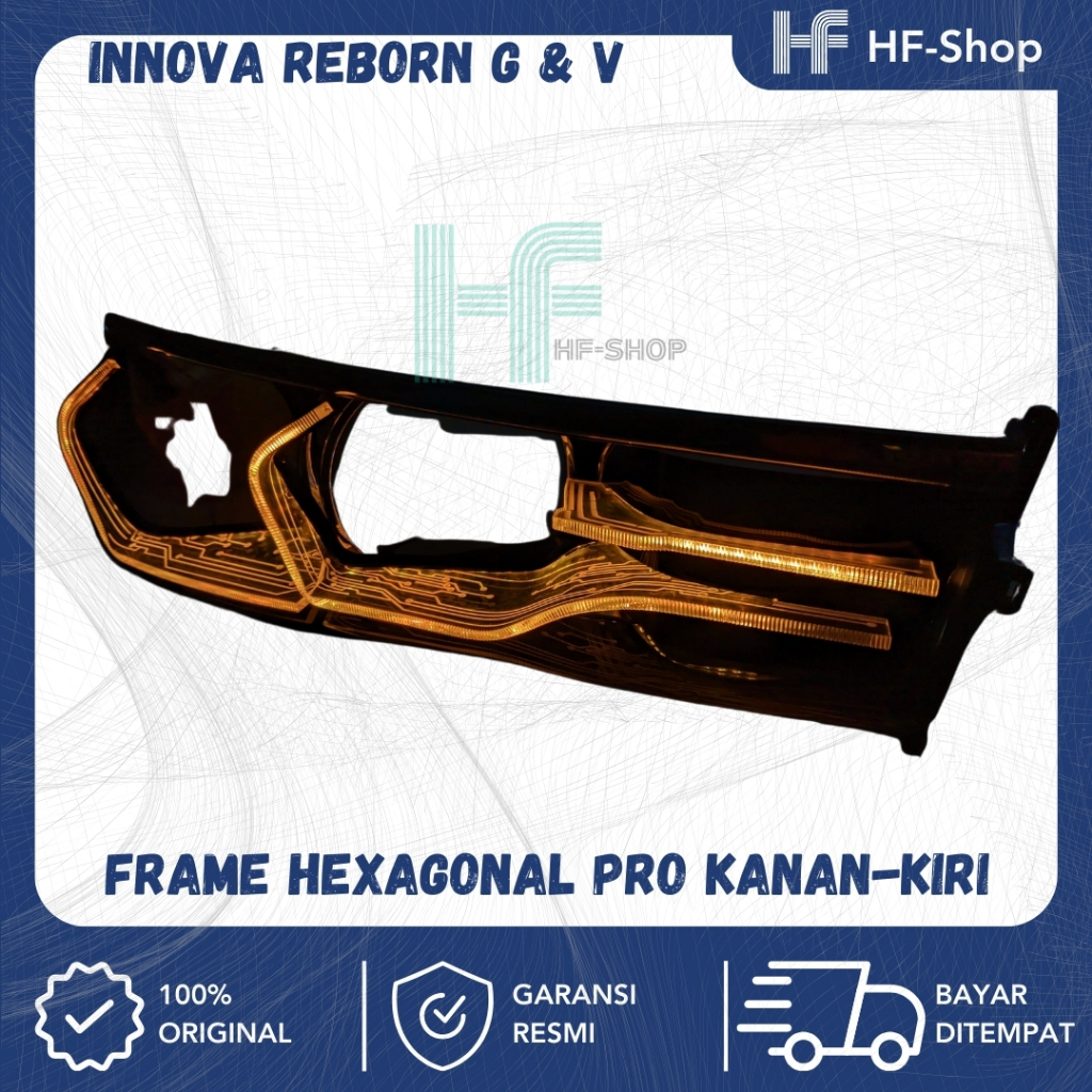 Jual Hexagonal Pro - Slim Frame Innova Reborn G V | Custom Headlamp ...