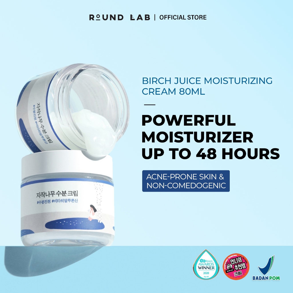 Jual Round Lab Birch Juice Moisturizing Cream - 80ml l Melembapkan Non ...