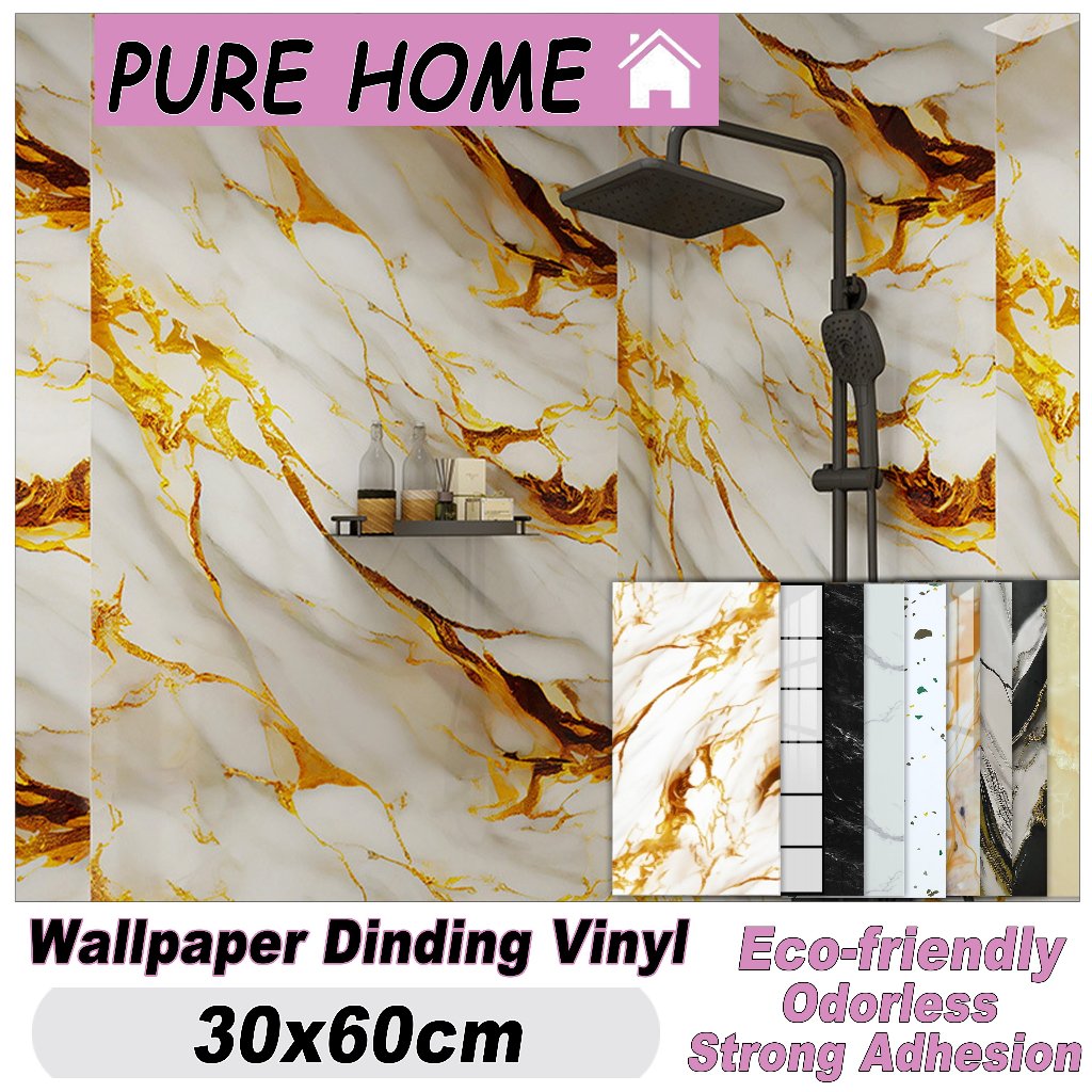 Jual Pure Home - Wallpaper dinding UK 30x60cm / wallpaper dinding kamar ...