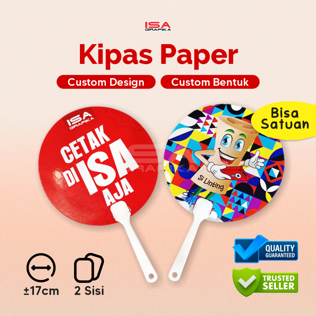 Jual KIPAS TANGAN PAPER SATUAN CUSTOM GAMBAR | SOUVENIR ULTAH ...