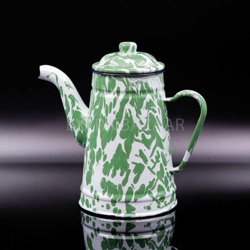Jual Teko Jadul Enamel 1,2L / Teko Angsa Jadul brilik Enamel tinggi ...