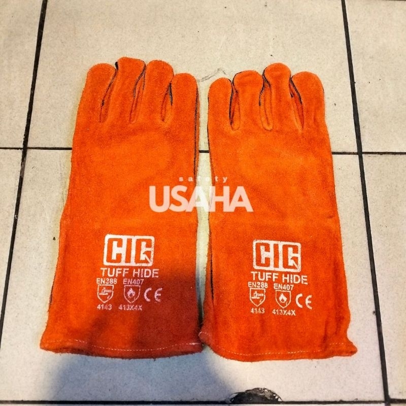 Jual Sarung Tangan Las / Sarung Tangan CIG Original / Safety Las Tuff ...