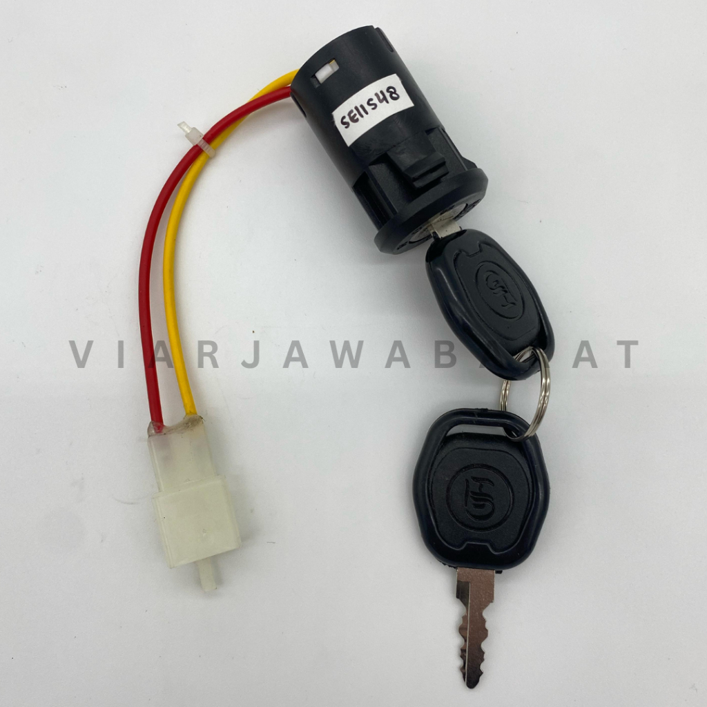 Jual Key Set Kunci Kontak Sepeda Listrik E-Bike 2 kabel / Kunci Kontak ...