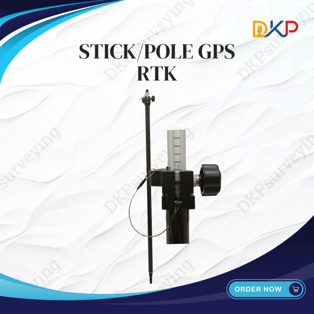 Jual Stick Pole / Jalon Survey Carbon 2.5 Meter for GPS RTK Total ...