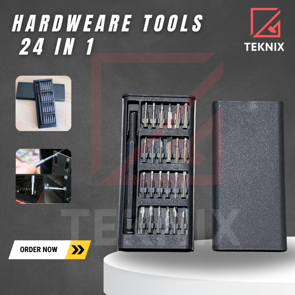 Jual Obeng Set 24in1 Obeng Magnet Multifungsi/Screwdriver Set 24 Pcs ...