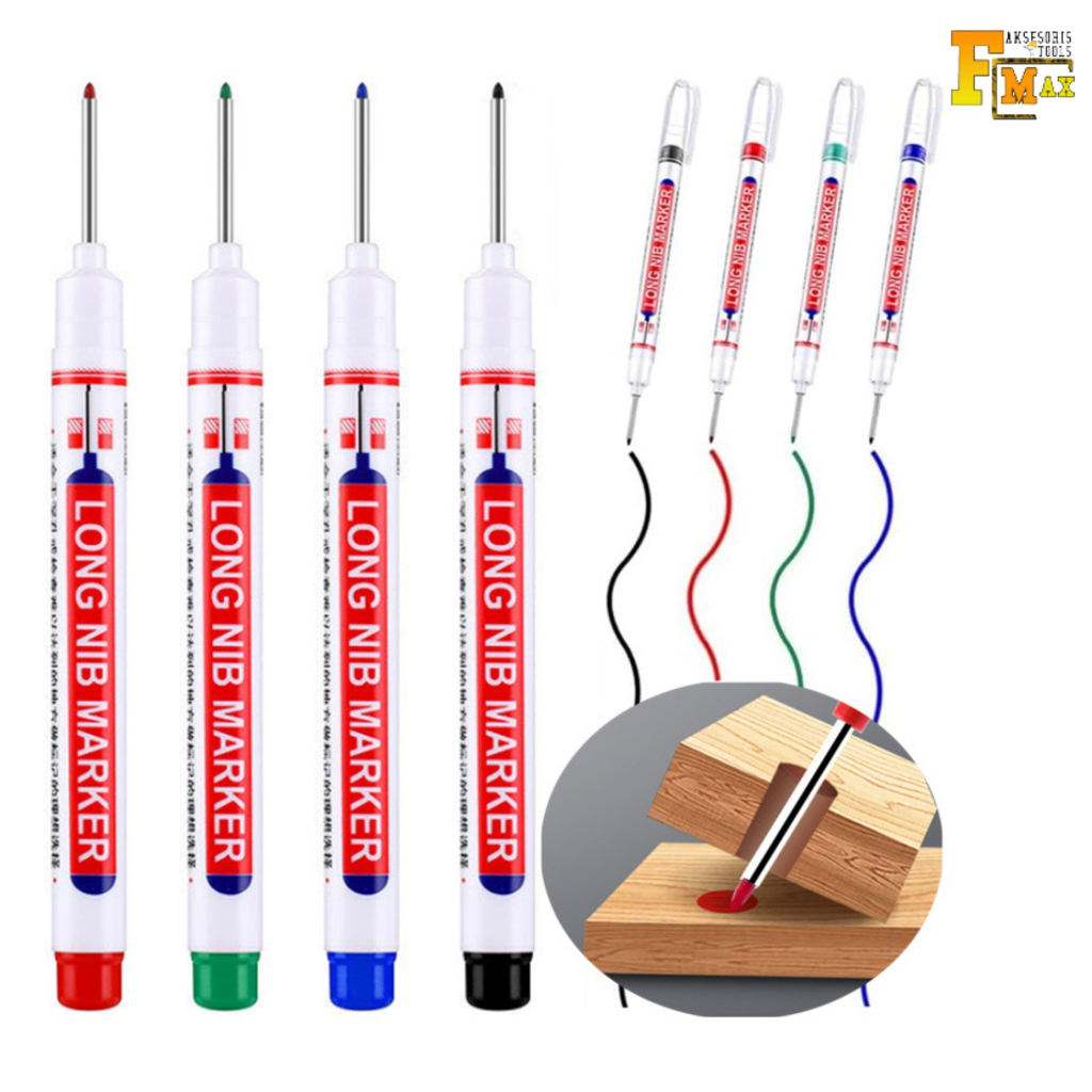 Jual Spidol Tukang Penanda Kepala Panjang Pulpen Tulisan Titik Tukang ...