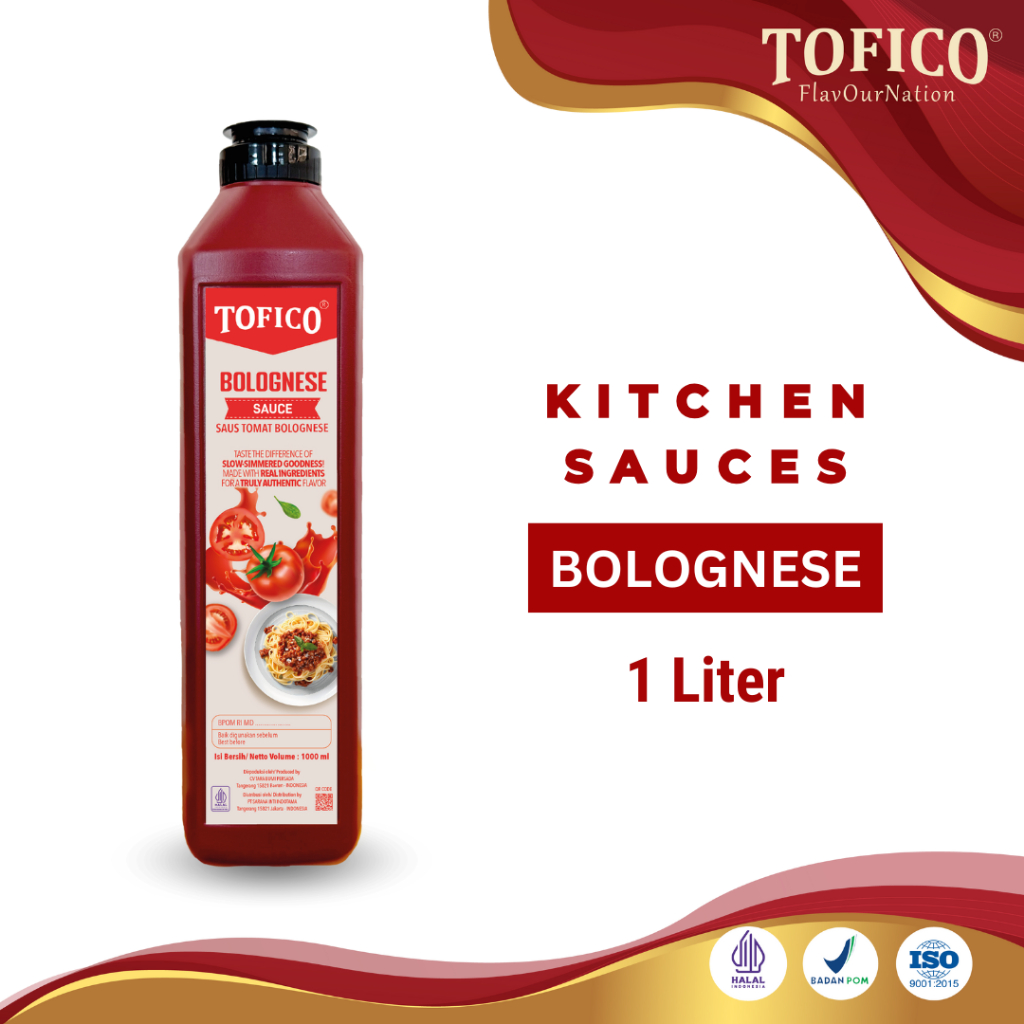 Jual Bolognese Sauce Tofico/ Saus Bolognese 1L/ TOFICO OFFICIAL STORE ...