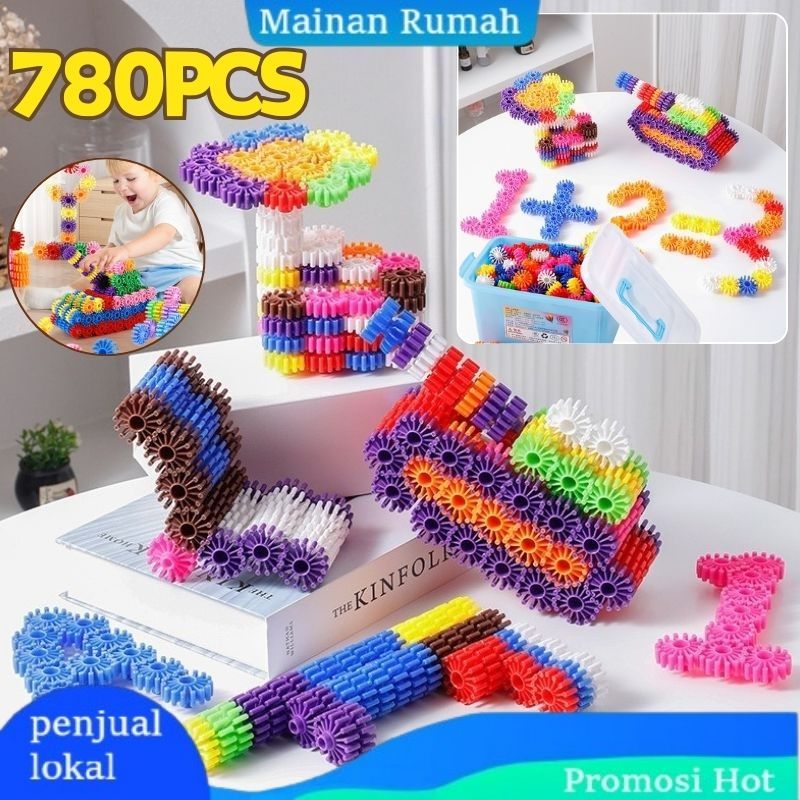 Jual [Local Delivery ]780PCS Blok bangunan roda gigi baru untuk DIY ...