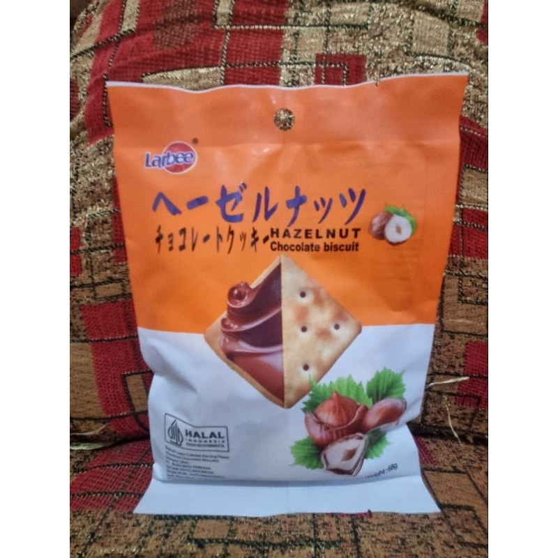 Jual Larbee Hazelnut Chocolate Biscuit (68 Gr) | Shopee Indonesia