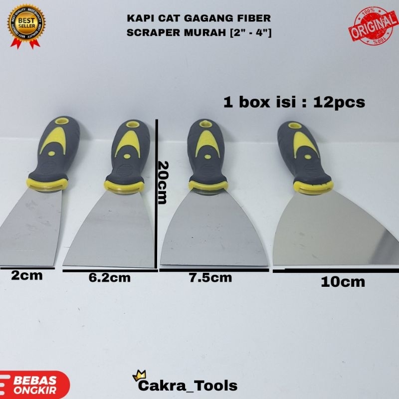 Jual Kapi Cat Gagang karet Scraper Murah [2" - 4"] | Shopee Indonesia