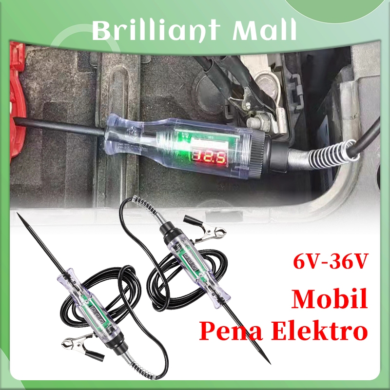 Jual Tespen Digital DC Tester Testpen Kelistrikan Listrik Mobil Motor ...