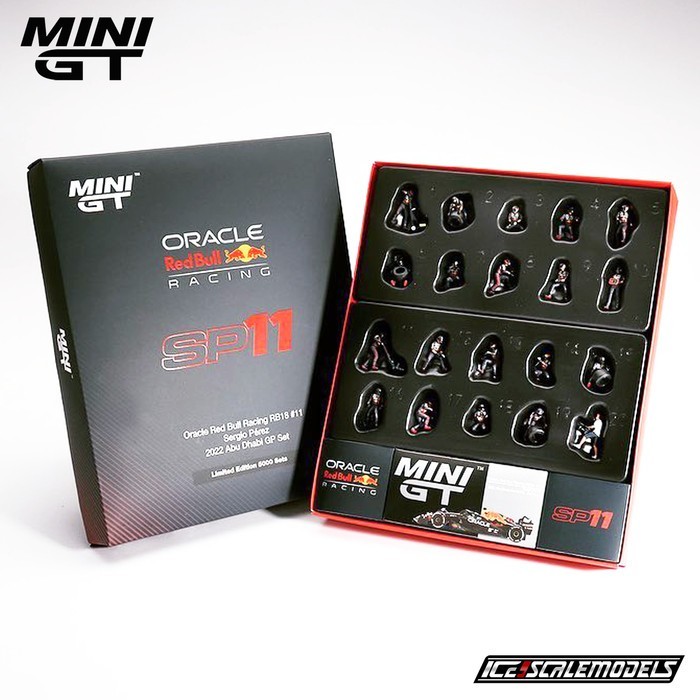 Jual Diecast F1 MiniGT 1:64 Oracle Red Bull Racing Pit Crew Set ...