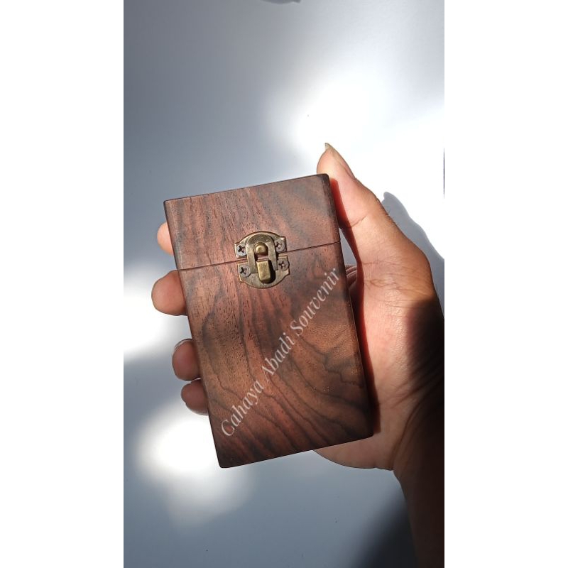 Jual box kayu pengaman rokok dari kayu sonokeling clasik estetik ...