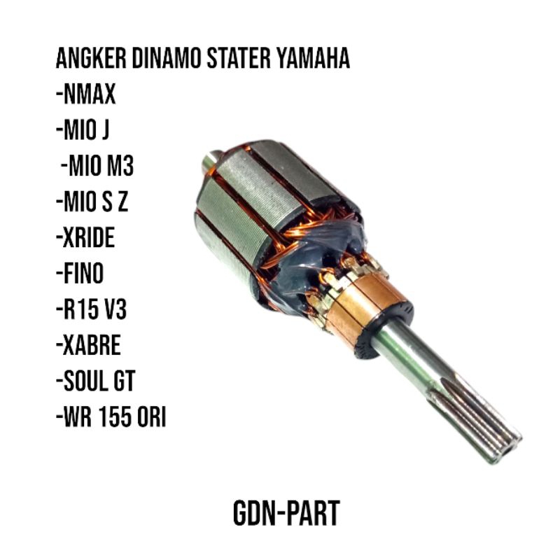 Jual angker Dinamo Stater Starter Yamaha Nmax Mio M3 Mio J Mio S Z 125 ...