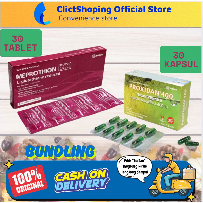 Jual Paket Bundling Meprothion 30 Tab dan Proxidan 30 Caps | Shopee ...
