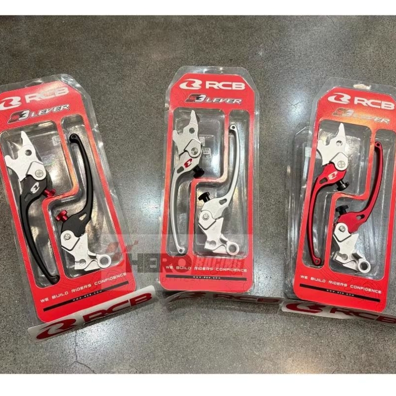 Jual RCB HANDLE LEVER REM S3 BIRU HITAM MERAH SILVER R25/MT25 CNC ORI ...
