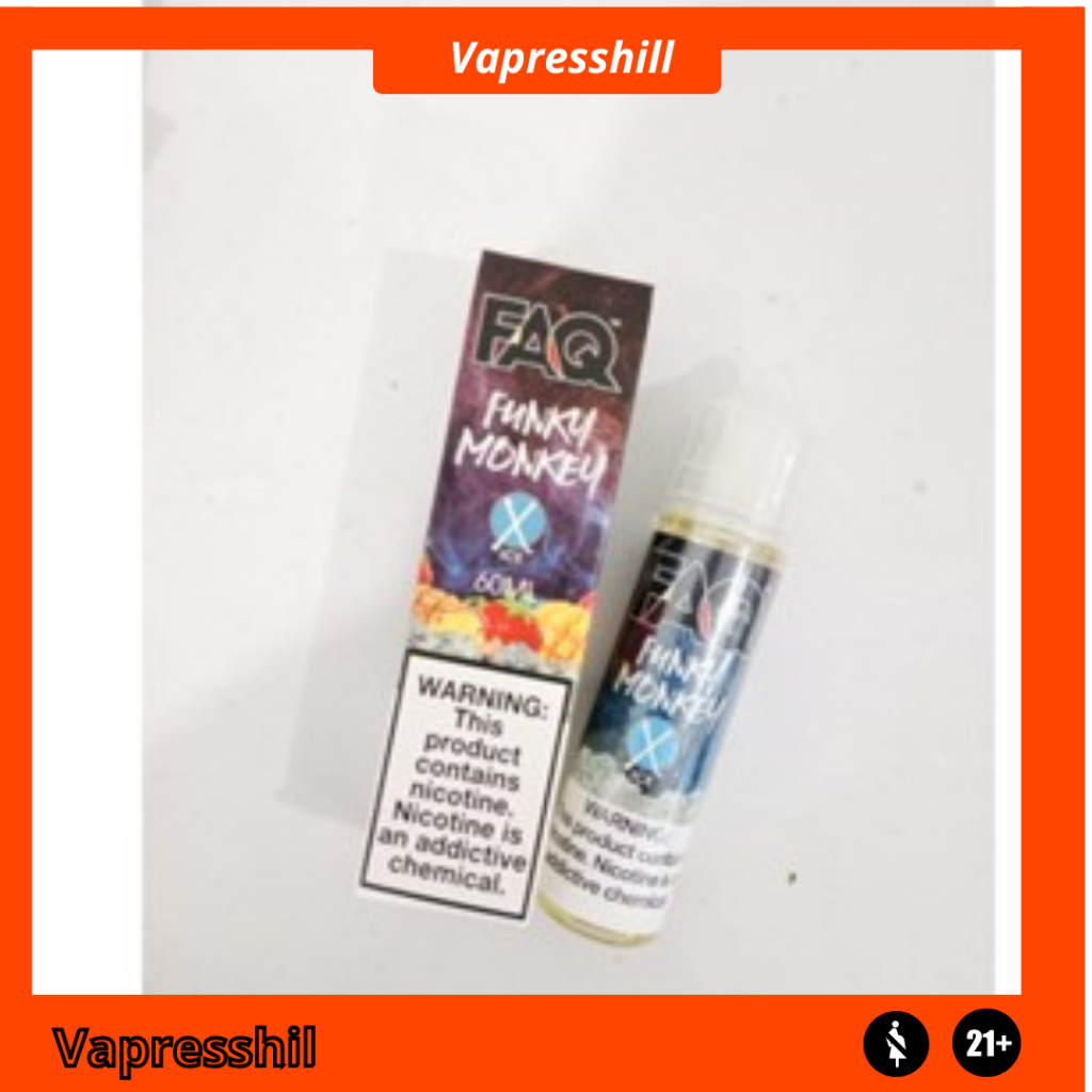 Jual FAQ FUNKY MONKEY X ICE FREEBASE 60ML LIQUID FAQ FUNKY MONKEY ...
